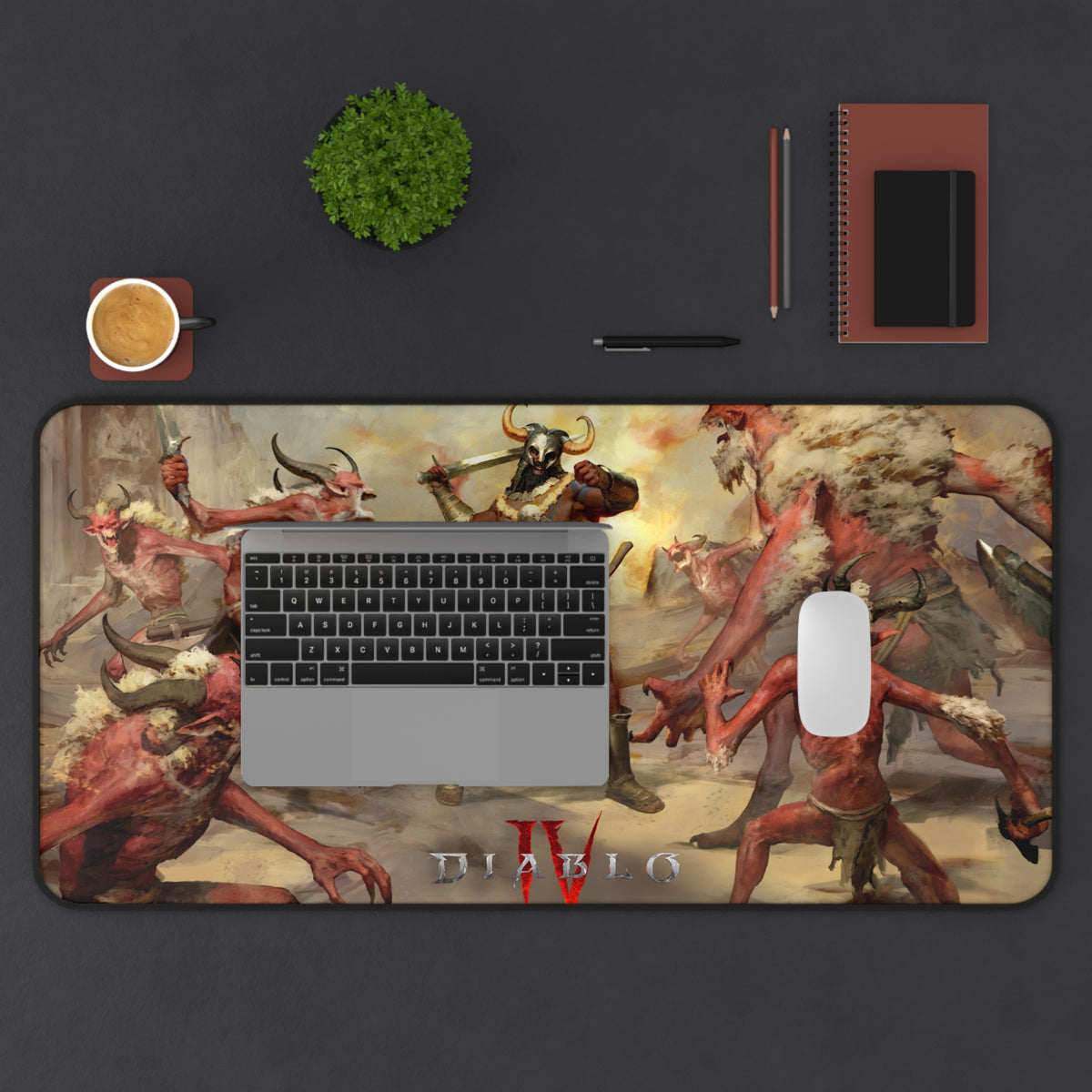 barbarian Desk Mat – Gamer Diorama