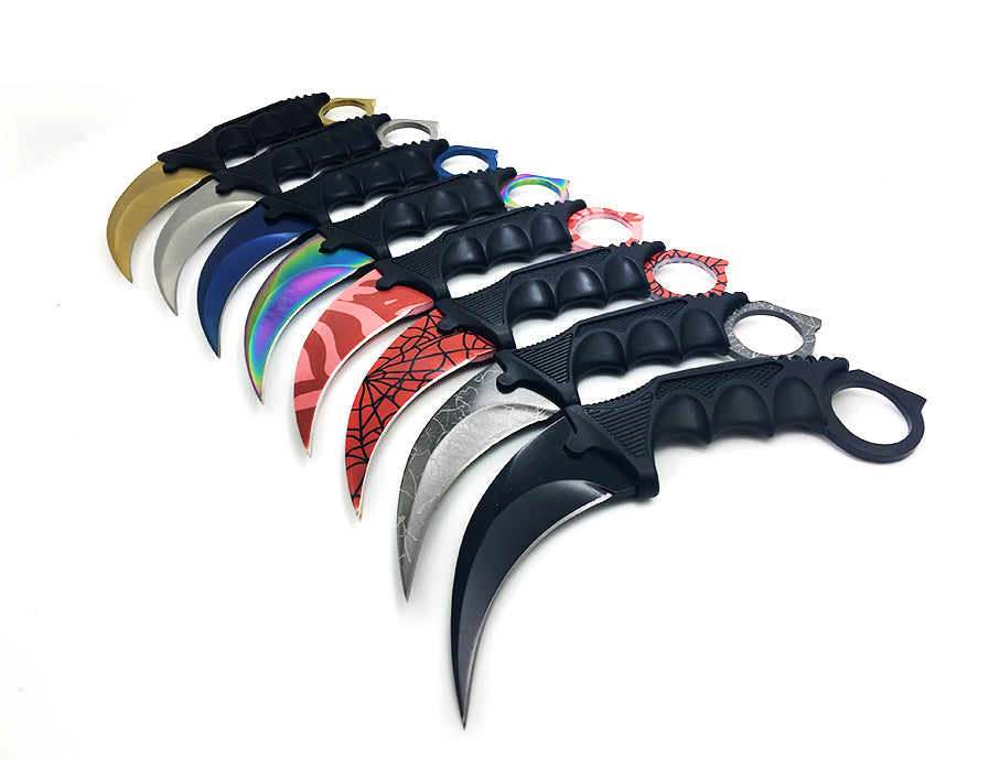Karambit Fixed Blade Talon Prop Blunt Knife – Gamer Diorama