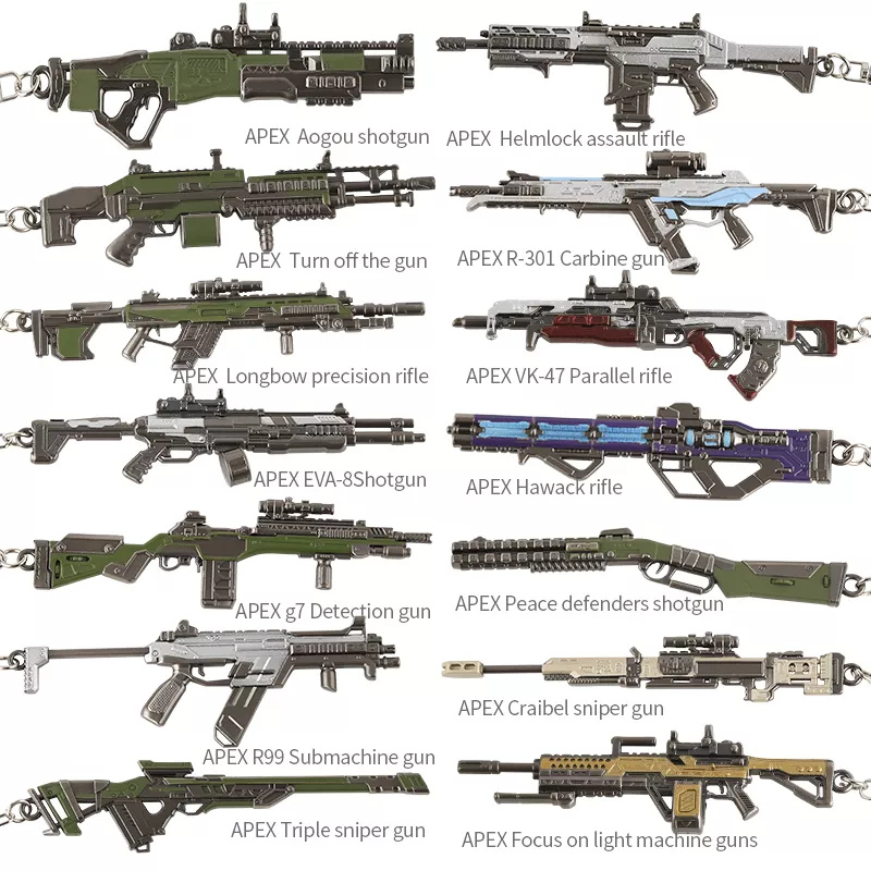 APEX Legends Weapons Keychain – Gamer Diorama