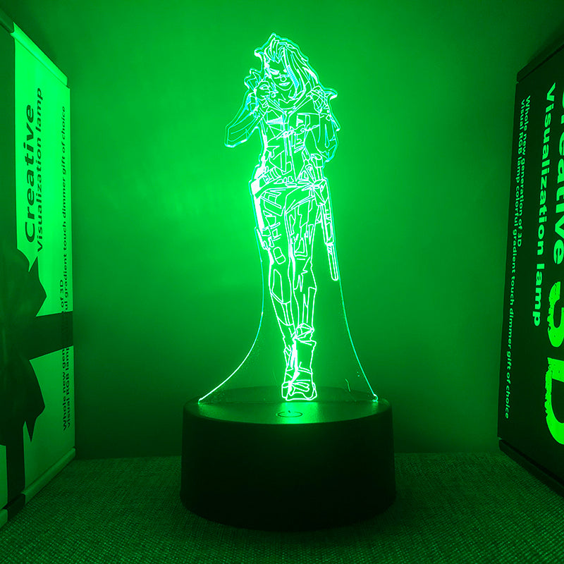 Valorant LED Night Lamp – Gamer Diorama