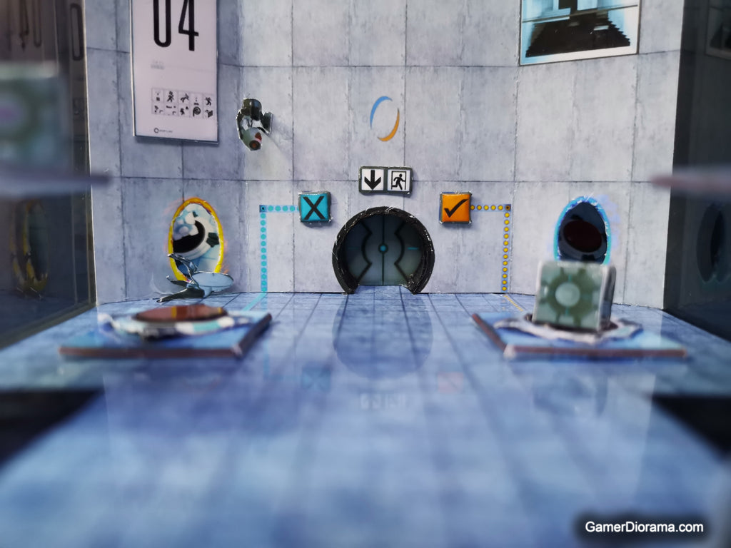 Portal Diorama Digital Template [Digital Download] – Gamer Diorama