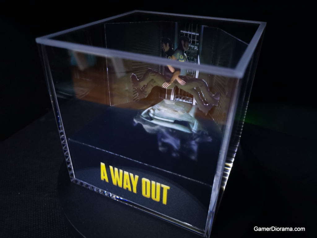 A Way Out Diorama Cube Digital Template [Digital Download] – Gamer Diorama