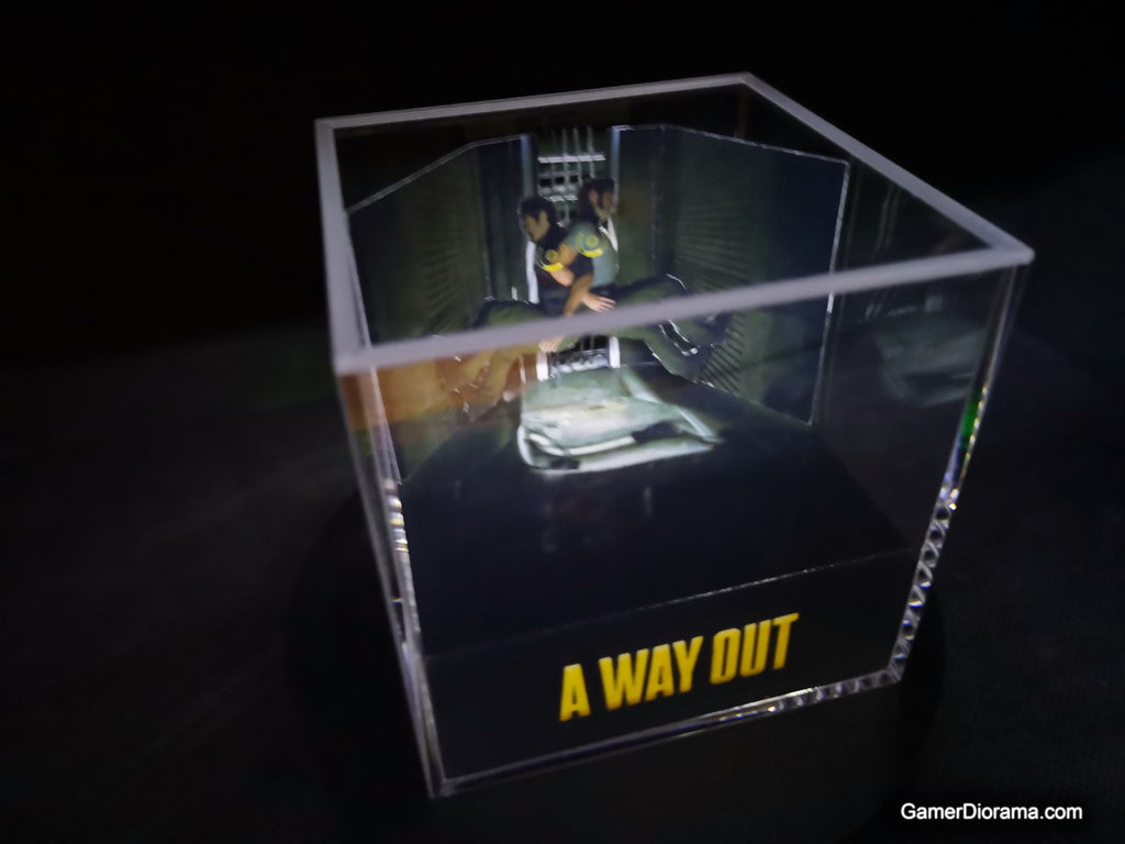 A Way Out Diorama Cube Digital Template [Digital Download] – Gamer Diorama