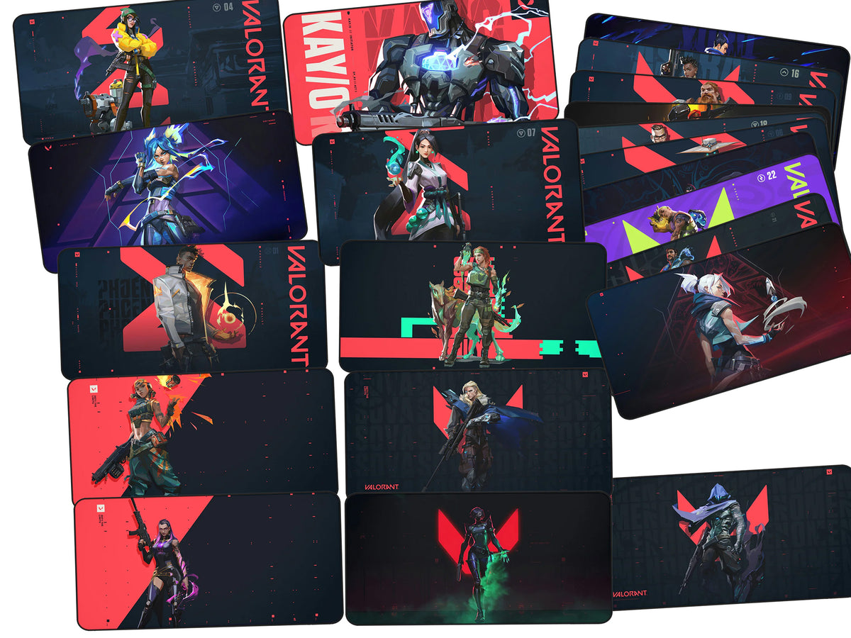 Valorant All Agents Desk Mat Mousepad – Gamer Diorama