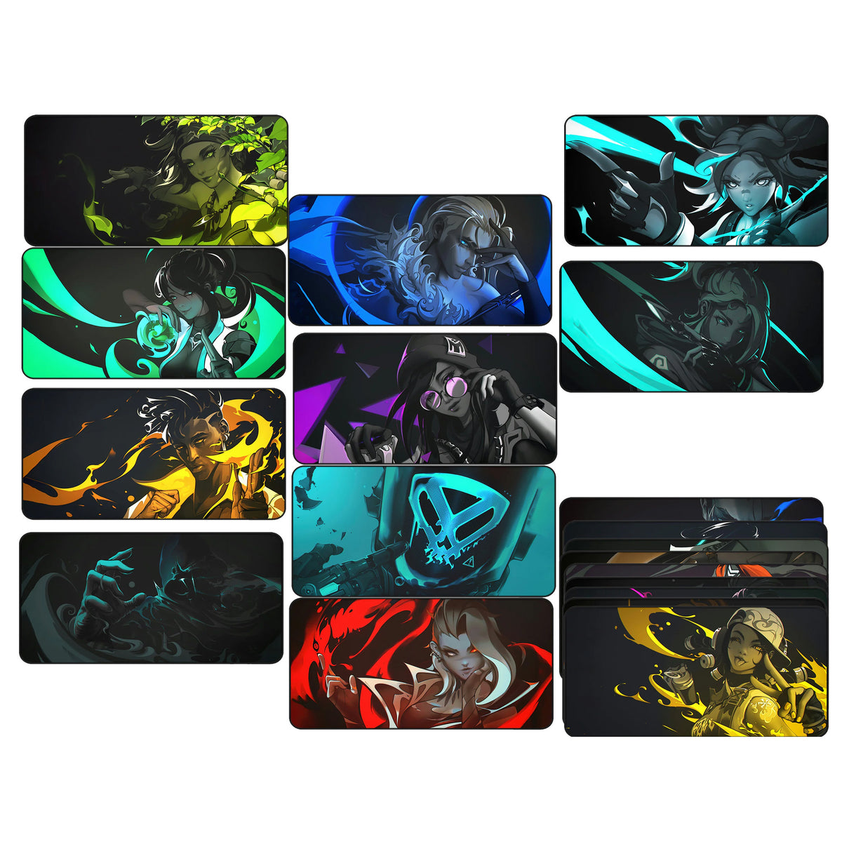 Valorant Anime Style Desk Mat Mousepad – Gamer Diorama