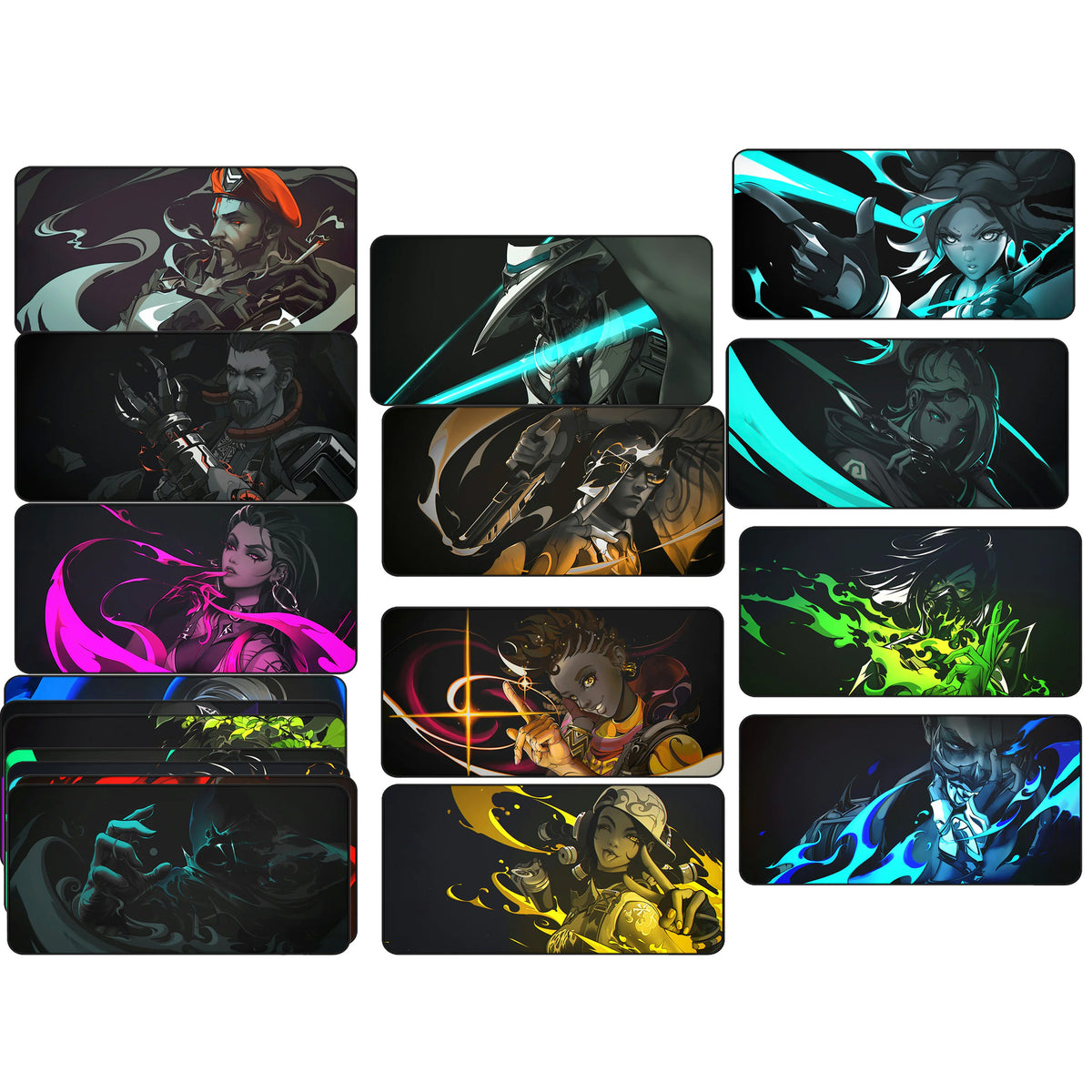 Valorant Anime Style Desk Mat Mousepad – Gamer Diorama
